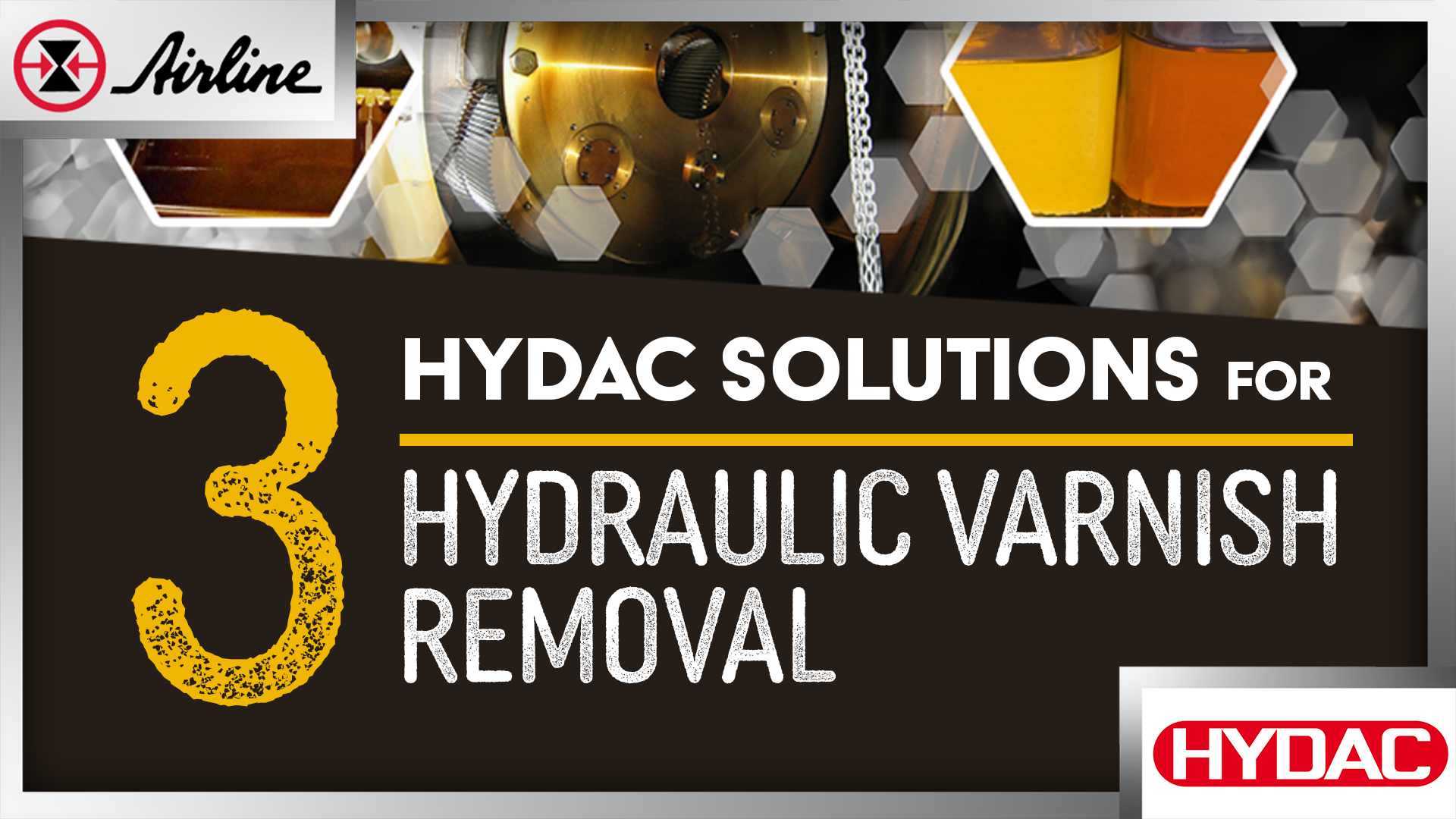 Three HYDAC Solutions for Hydraulic Varnish Removal